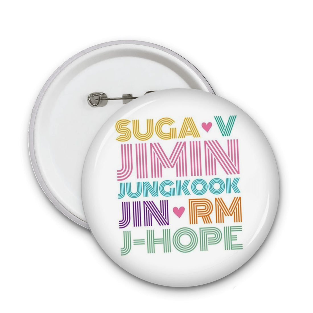BTS badge – Colourcharades