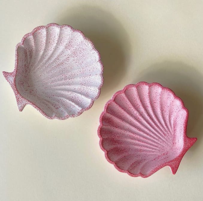 Concrete Sea Shell tray – Colourcharades